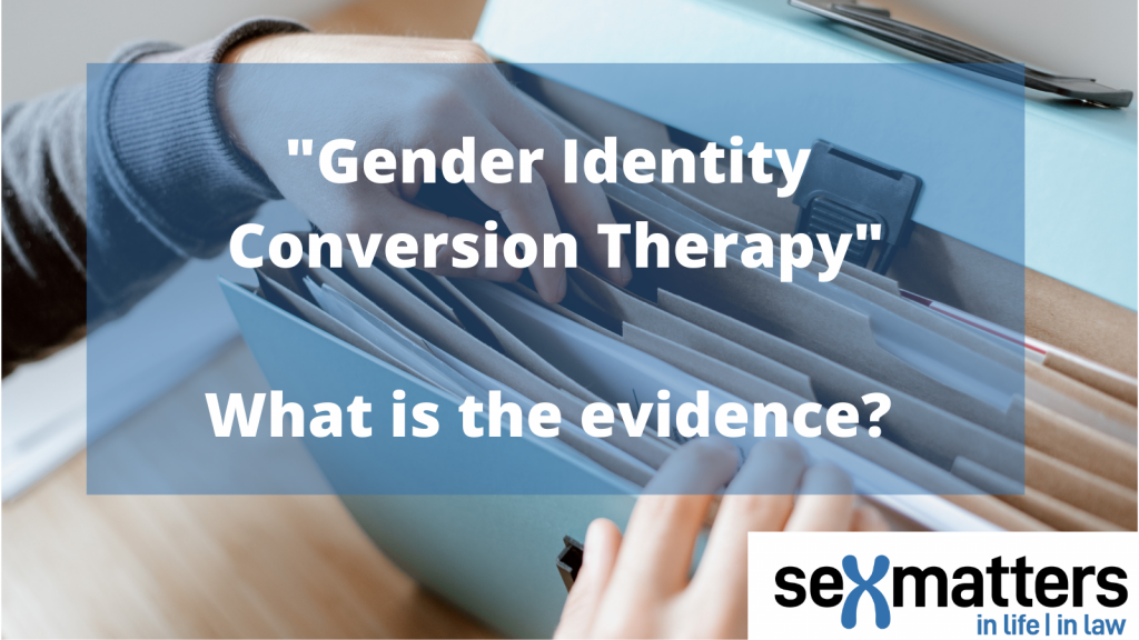 GEO research finds no evidence for banning transgender "conversion ...